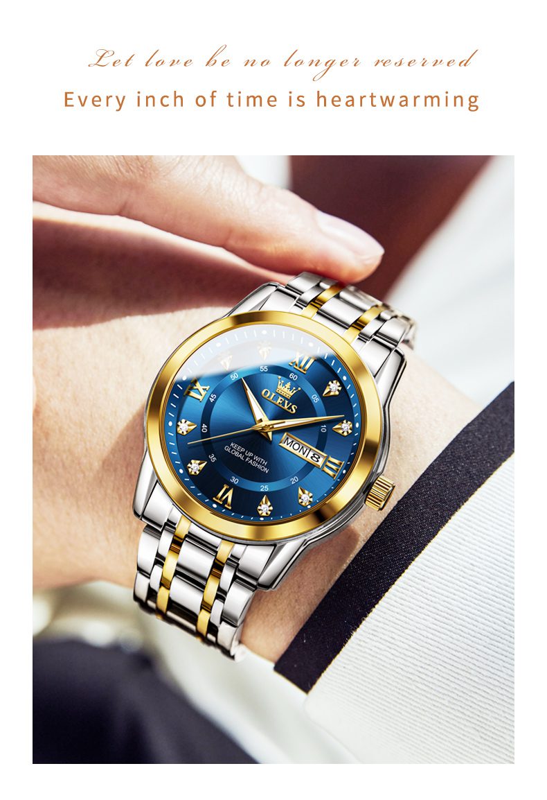 Olevs Couple Watch 5513 - Olevsstore.com