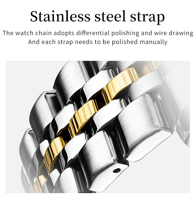 Olevs Couple Watch 5526 - 42-33mm, Quartz Watch, 6 Colors | Olevsstore.com