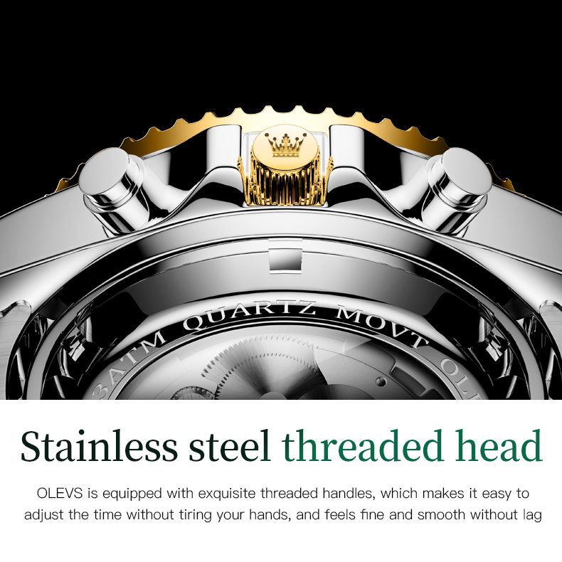 Olevs Men's Watch 6605 - 42.8mm, Mechanical Watch, 4 Colors | Olevsstore.com