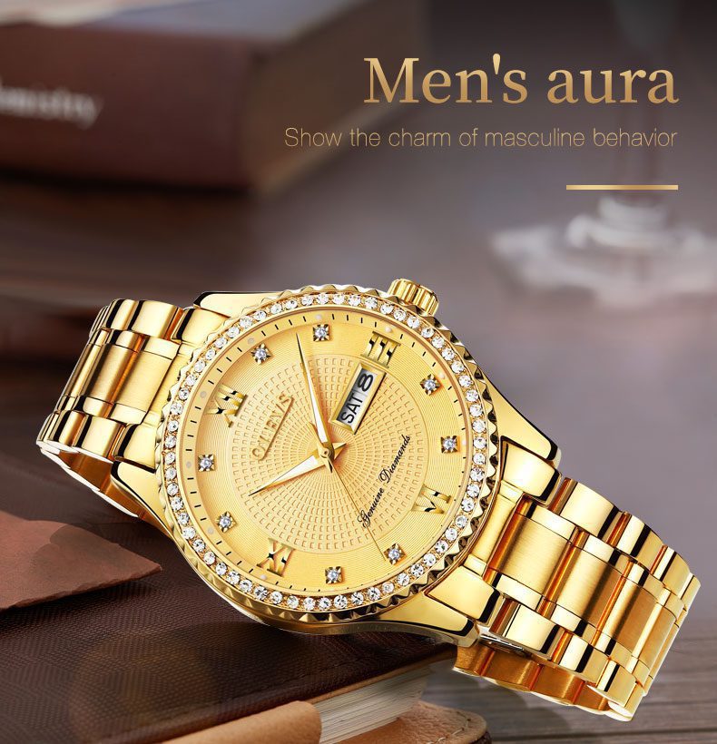 Olevs Men's Watch 6618 - 40mm, Quartz Watch, 4 Colors | Olevsstore.com