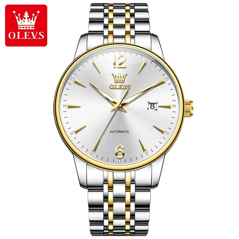 Olevs Men's Watch 6741 - 41mm, Mechanical Watch, 4 Colors | Olevsstore.com